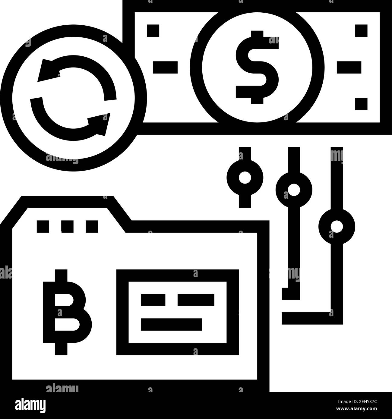 reverse ico line icon vector illustration Stock Vector Image & Art - Alamy