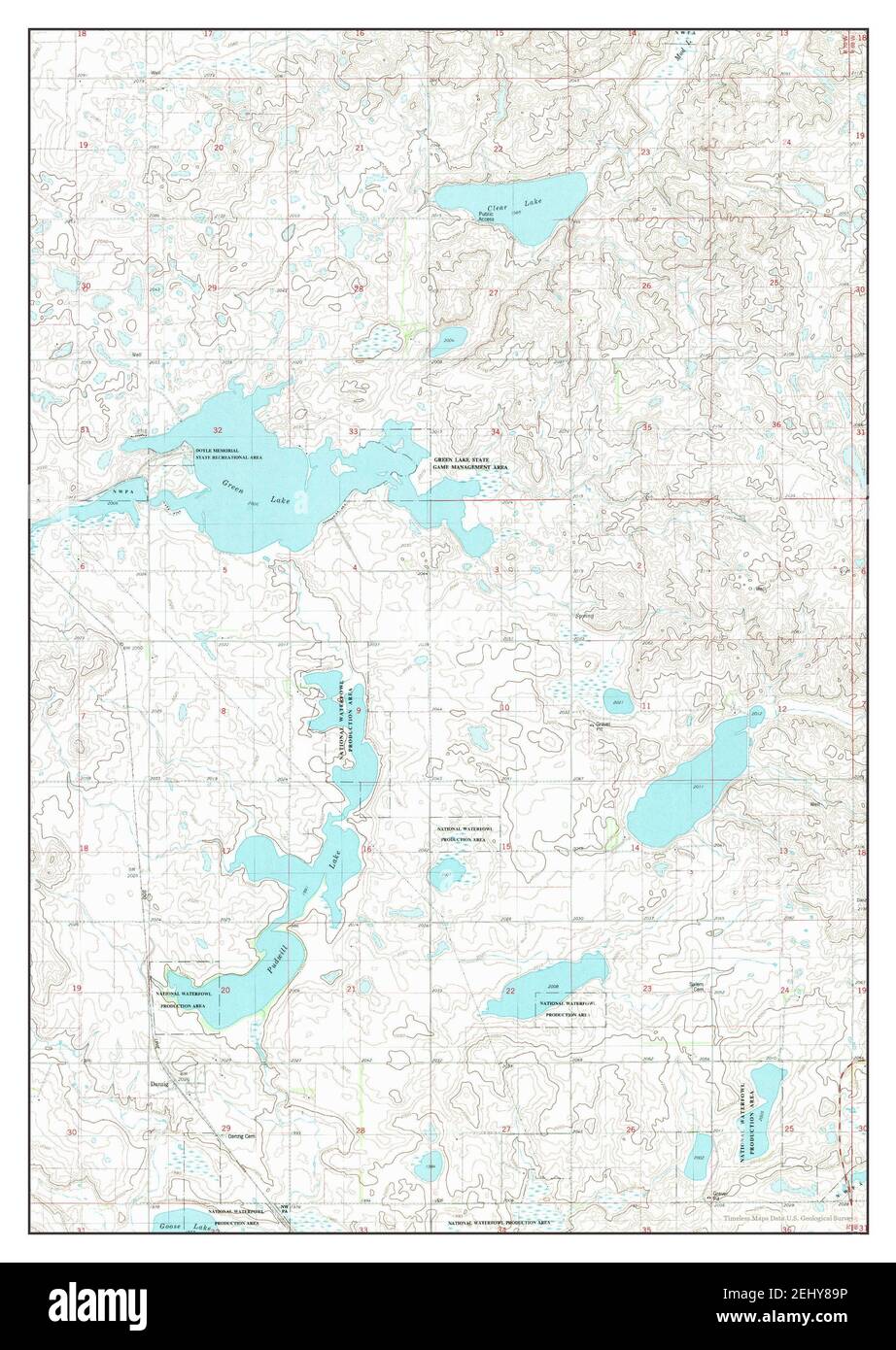 Danzig, North Dakota, map 1982, 1:24000, United States of America by ...