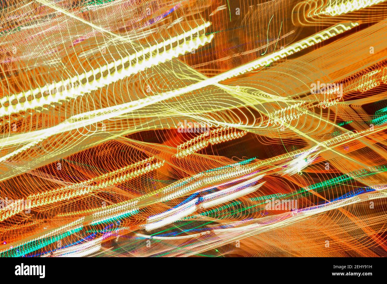 A colorful light painting effect Creative work of art, light graphics ...