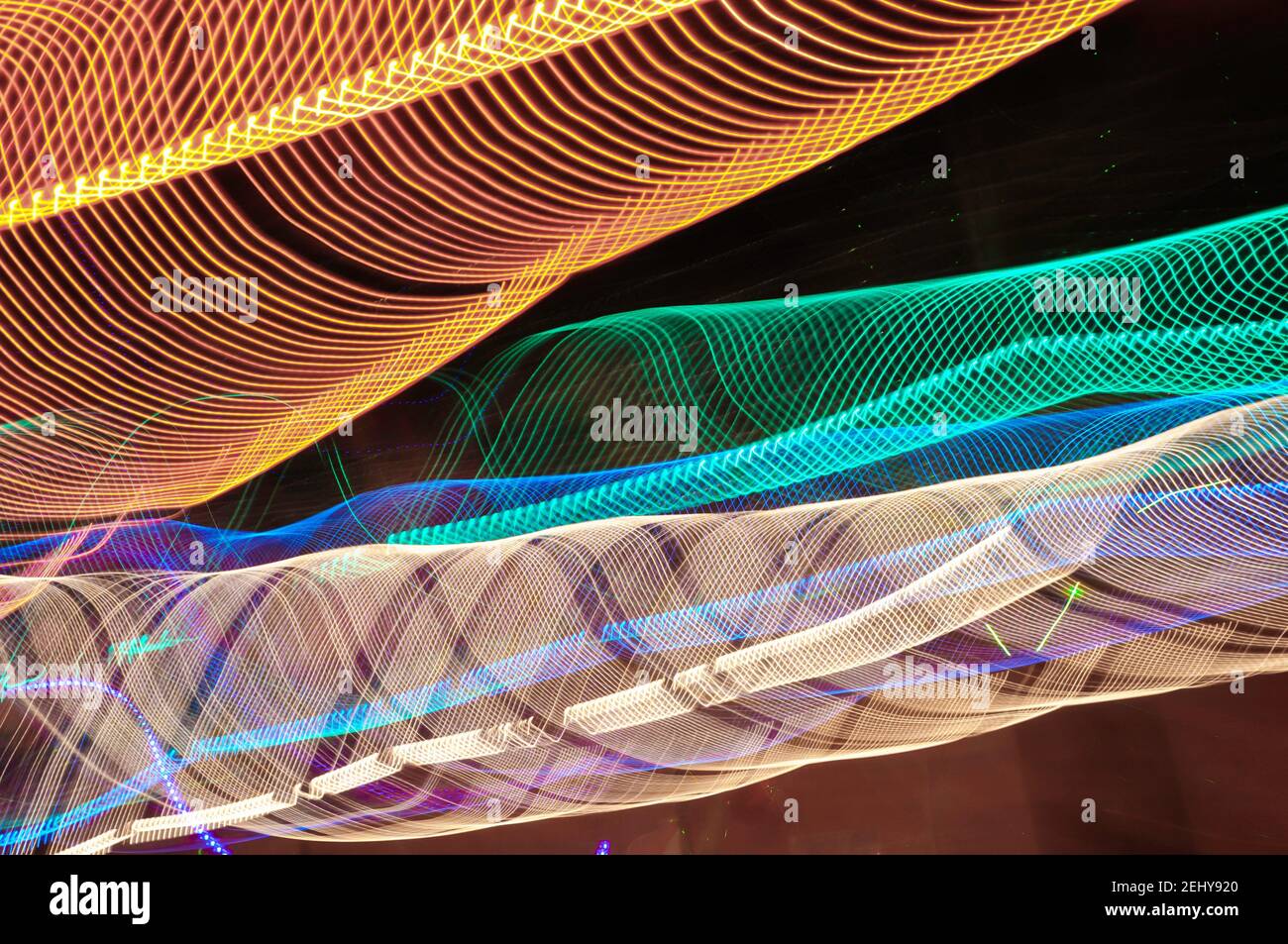 A colorful light painting effect Creative work of art, light graphics ...