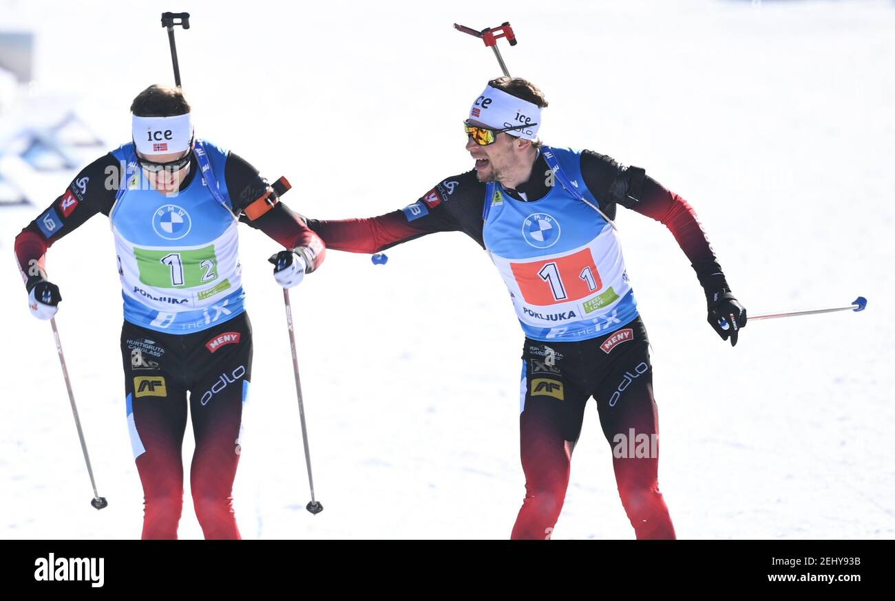 Pokljuka, Slovenia. 20th Feb, 2021. Biathlon: World Championships ...