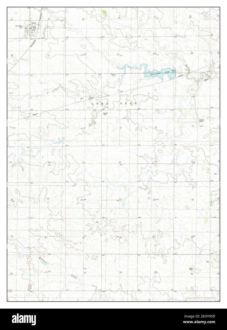 Golva, North Dakota, map 1980, 1:24000, United States of America by ...