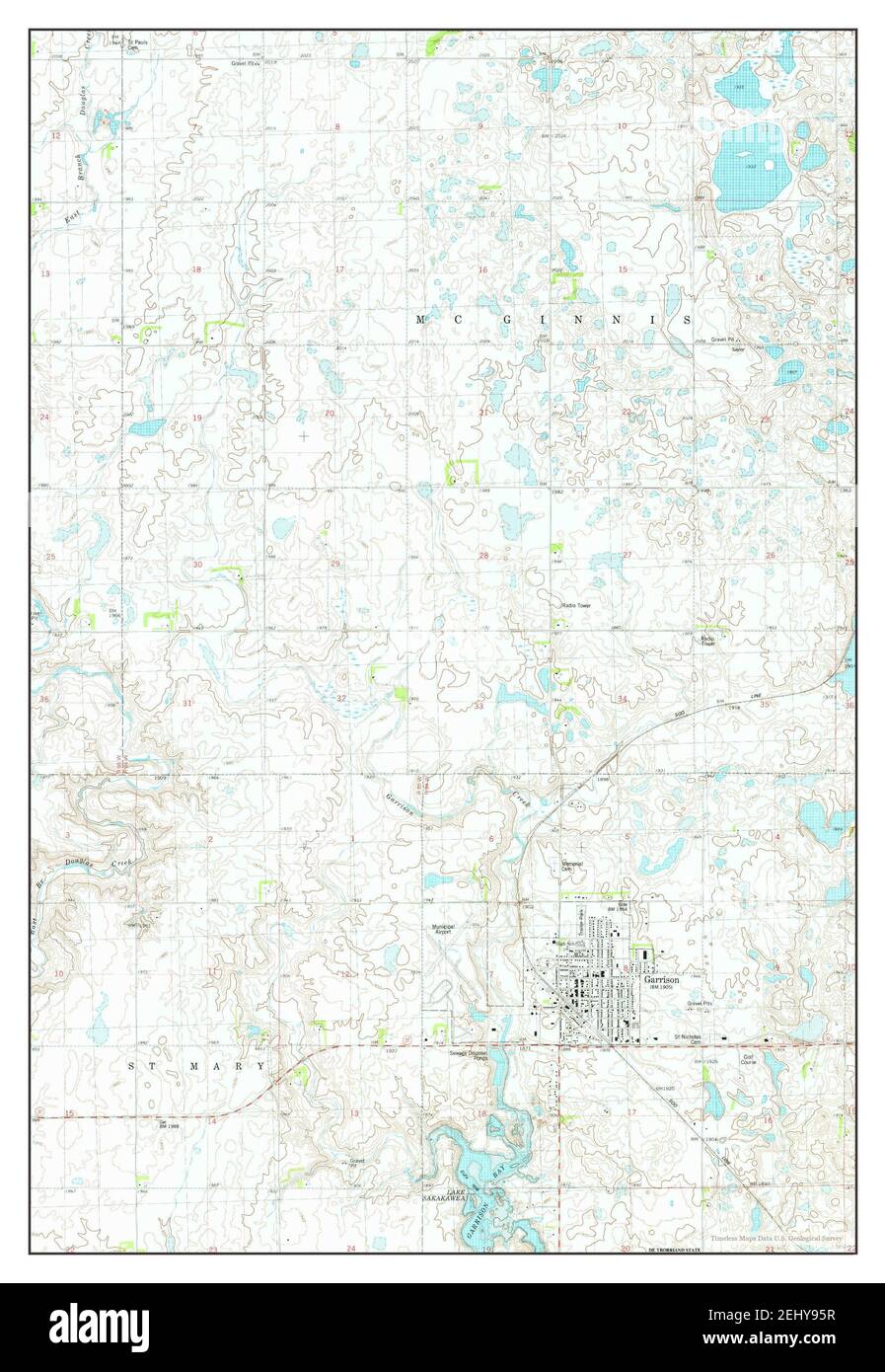 Map of garrison Cut Out Stock Images & Pictures - Alamy