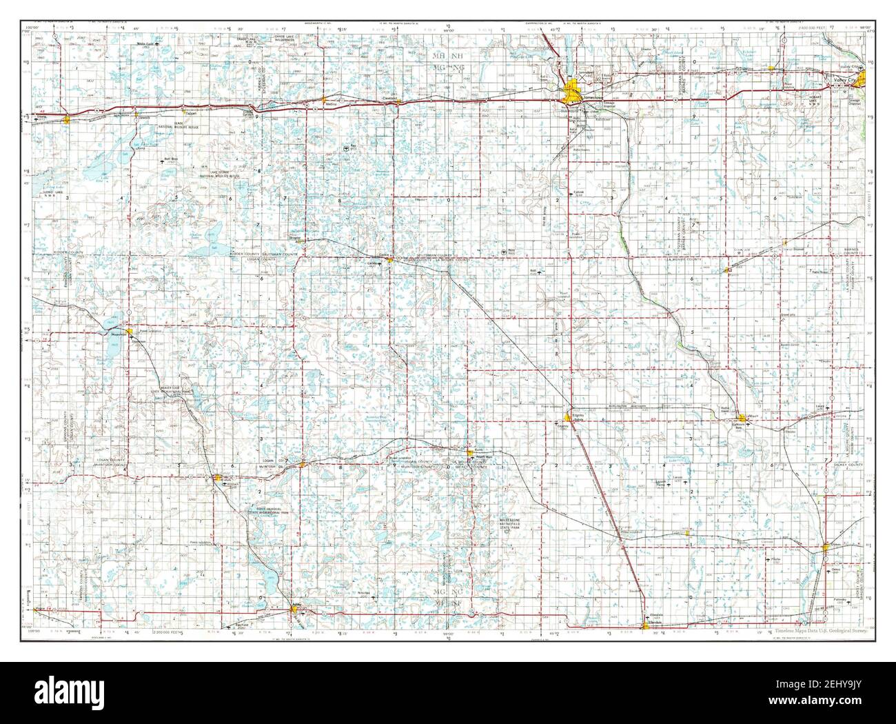 Antique map of jamestown hi-res stock photography and images - Alamy