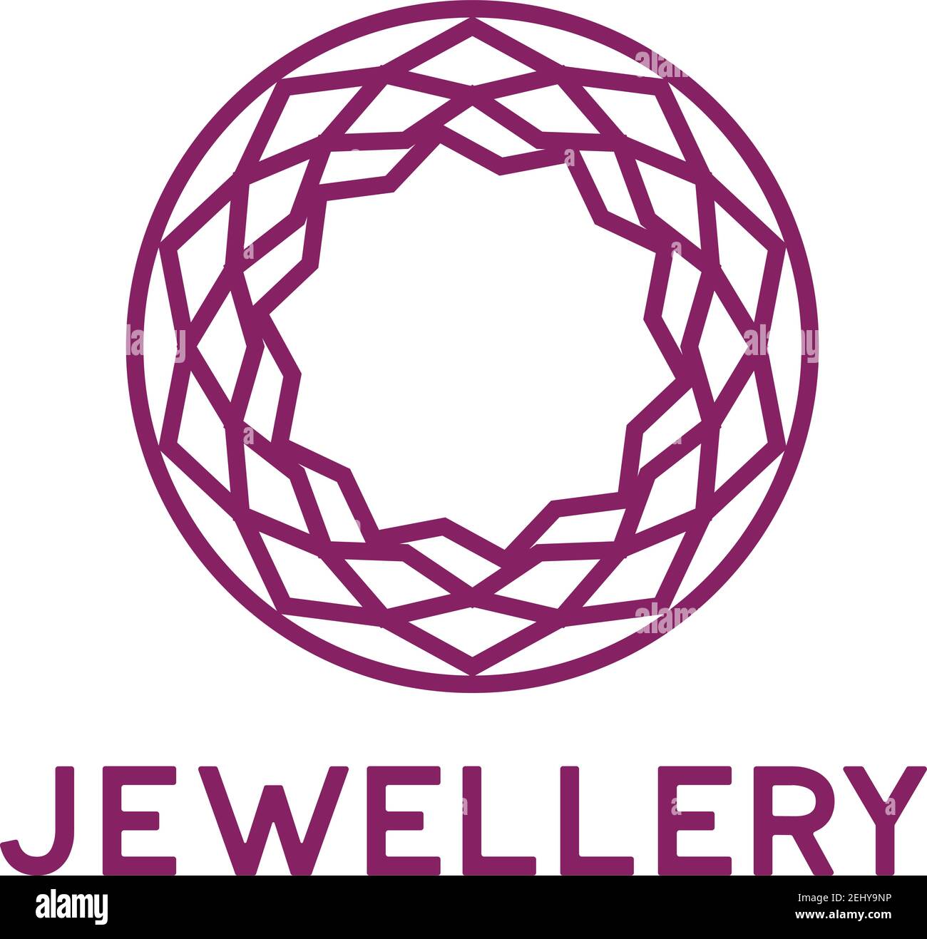 jewelry logo on white background. vector illustration Stock Vector ...