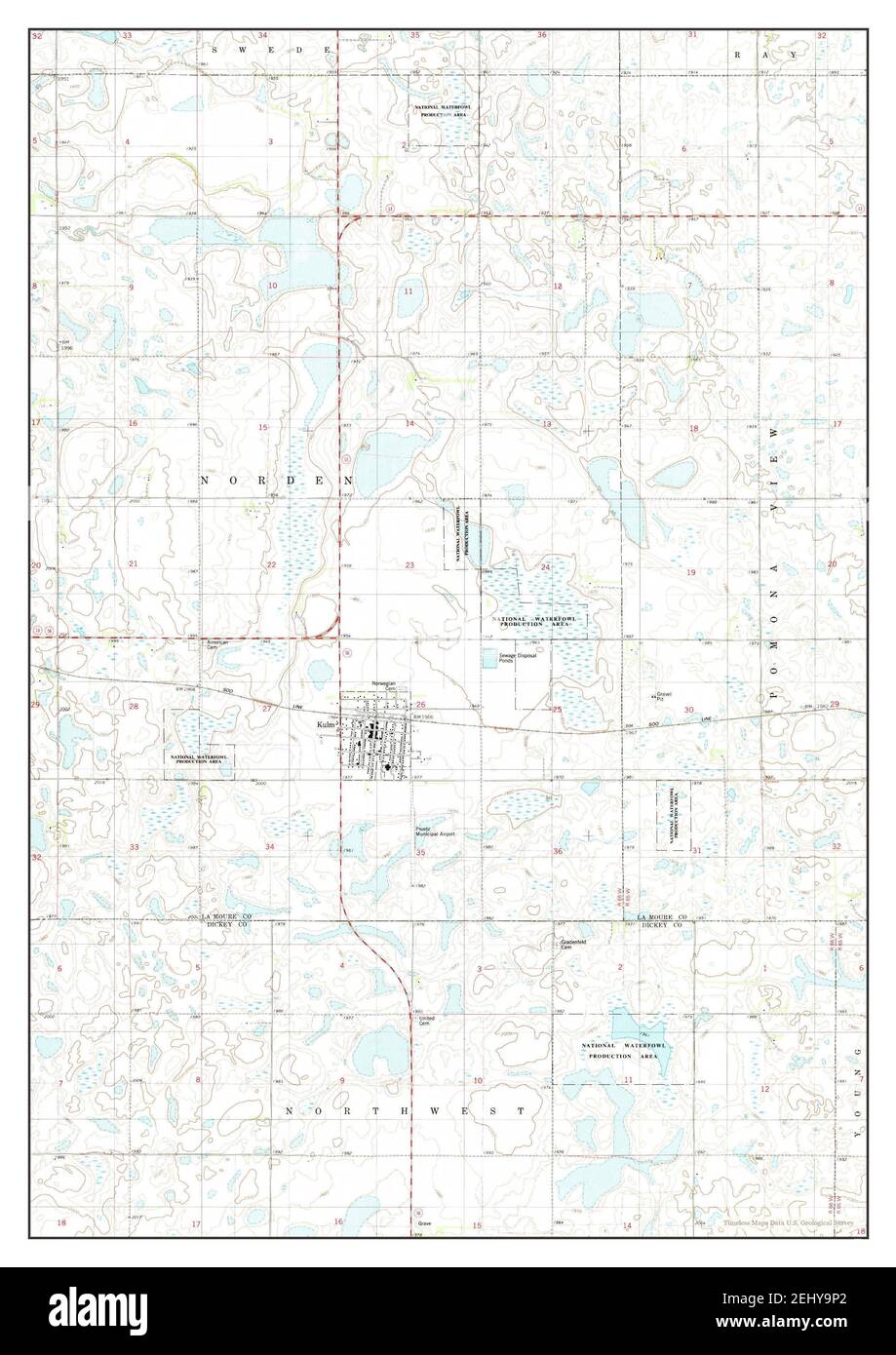 Antique map of north dakota hi-res stock photography and images - Alamy