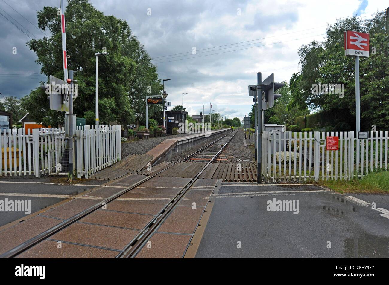 Dolau station, winner of numerous best kept station awards on the Heart ...