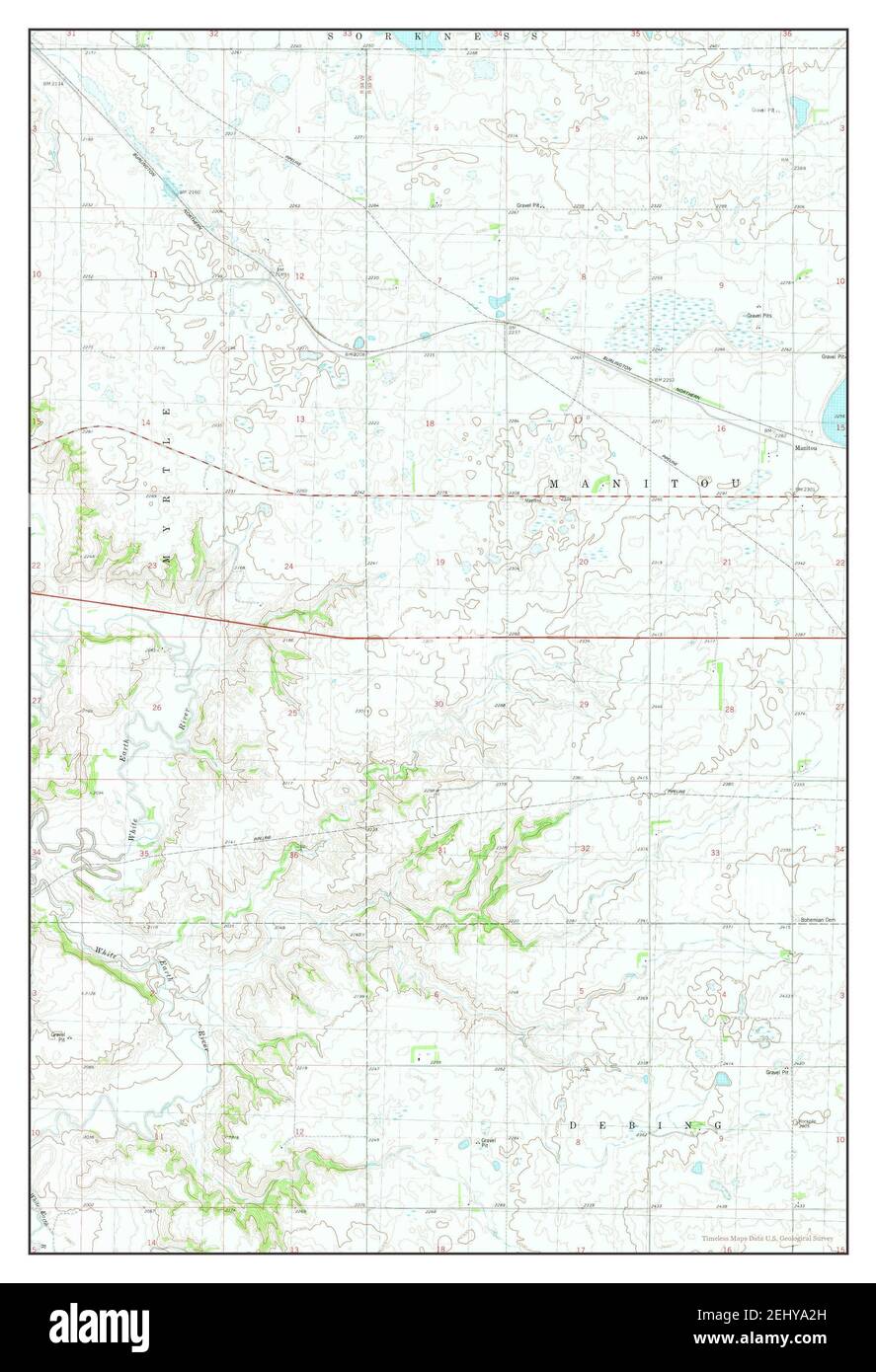 Map of manitou hi-res stock photography and images - Alamy