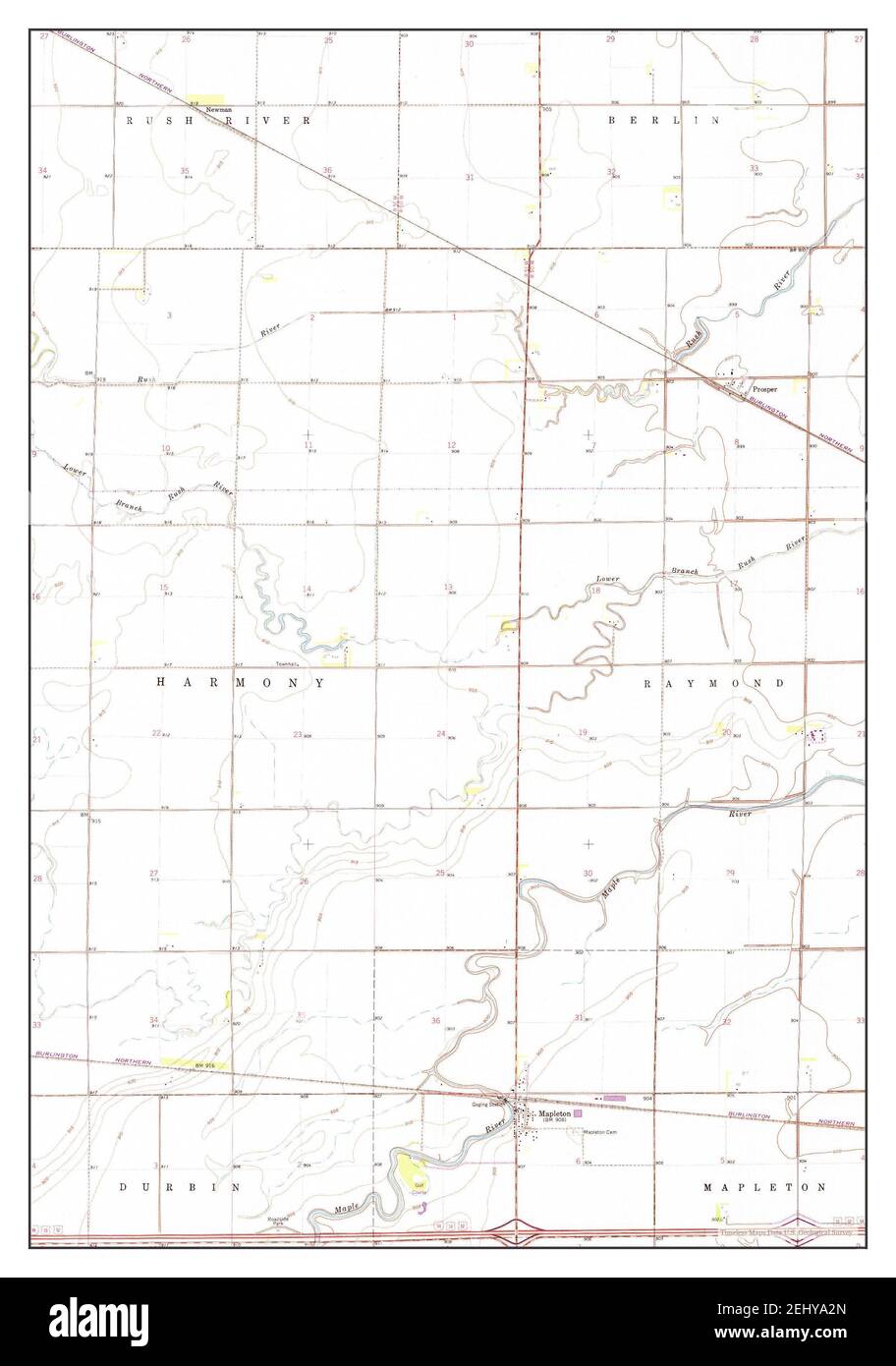 Map of mapleton hi-res stock photography and images - Alamy