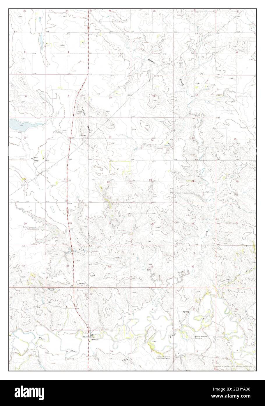 Marshall north dakota map Cut Out Stock Images & Pictures - Alamy