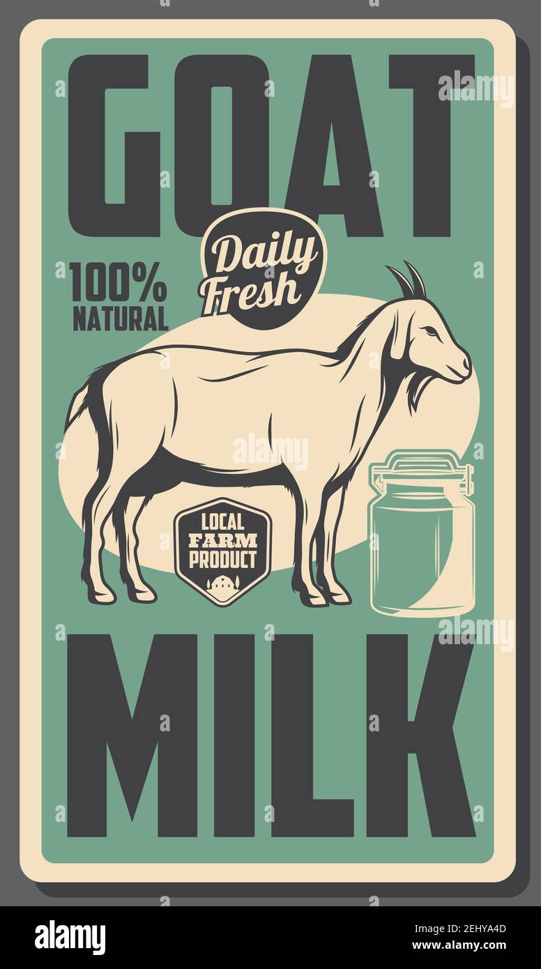 goat milk products, dairy farm 100 percent natural organic food vintage ...