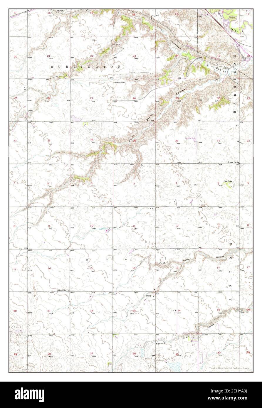 Map of minot hi-res stock photography and images - Alamy