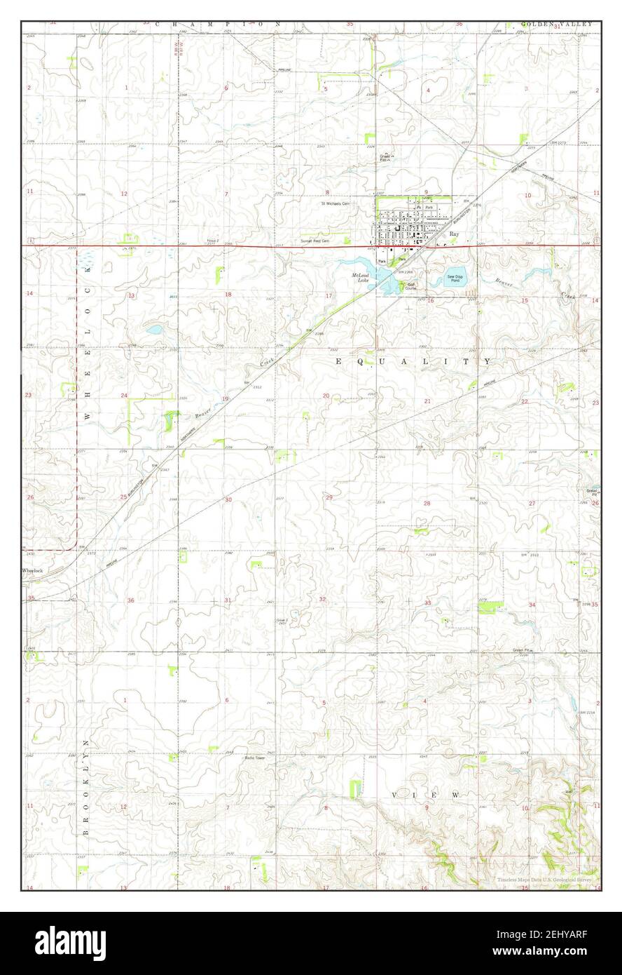 Map of ray north dakota Cut Out Stock Images & Pictures - Alamy