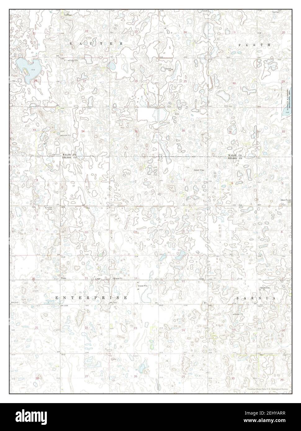Pelto, North Dakota, map 1971, 1:24000, United States of America by ...