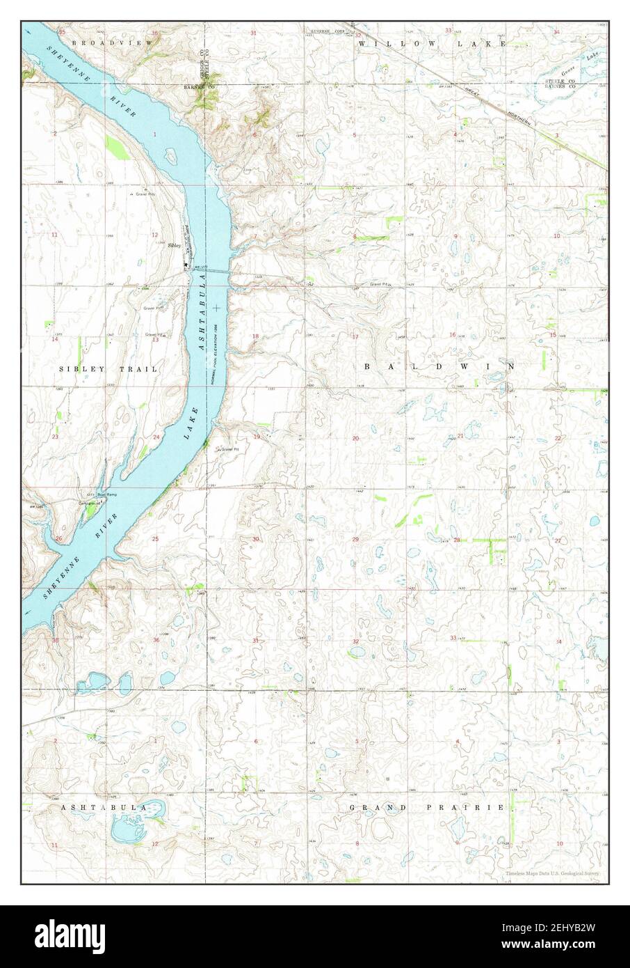 Map of sibley hi-res stock photography and images - Alamy