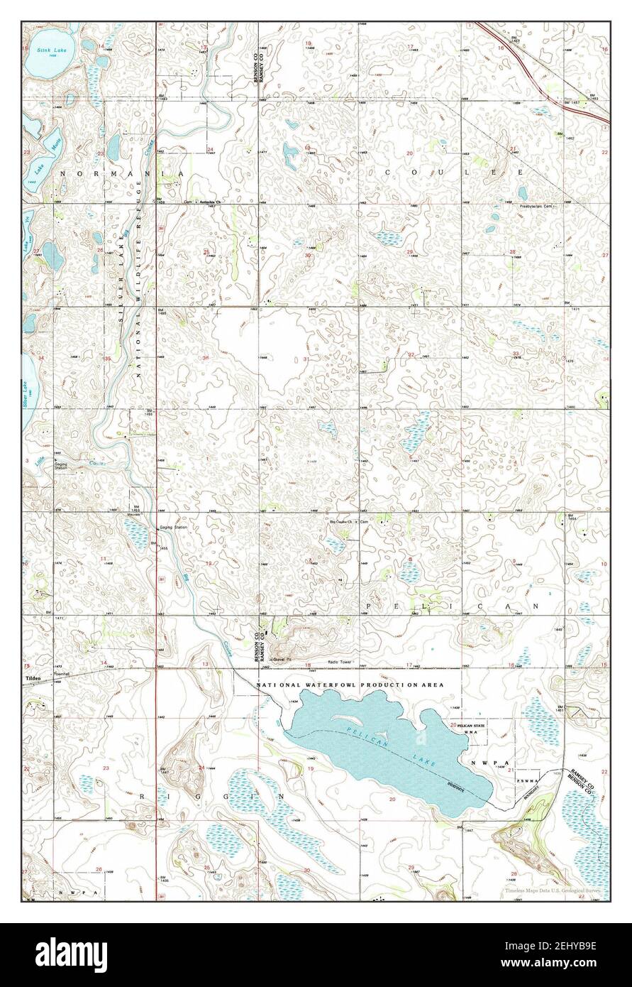 Map of tilden hi-res stock photography and images - Alamy