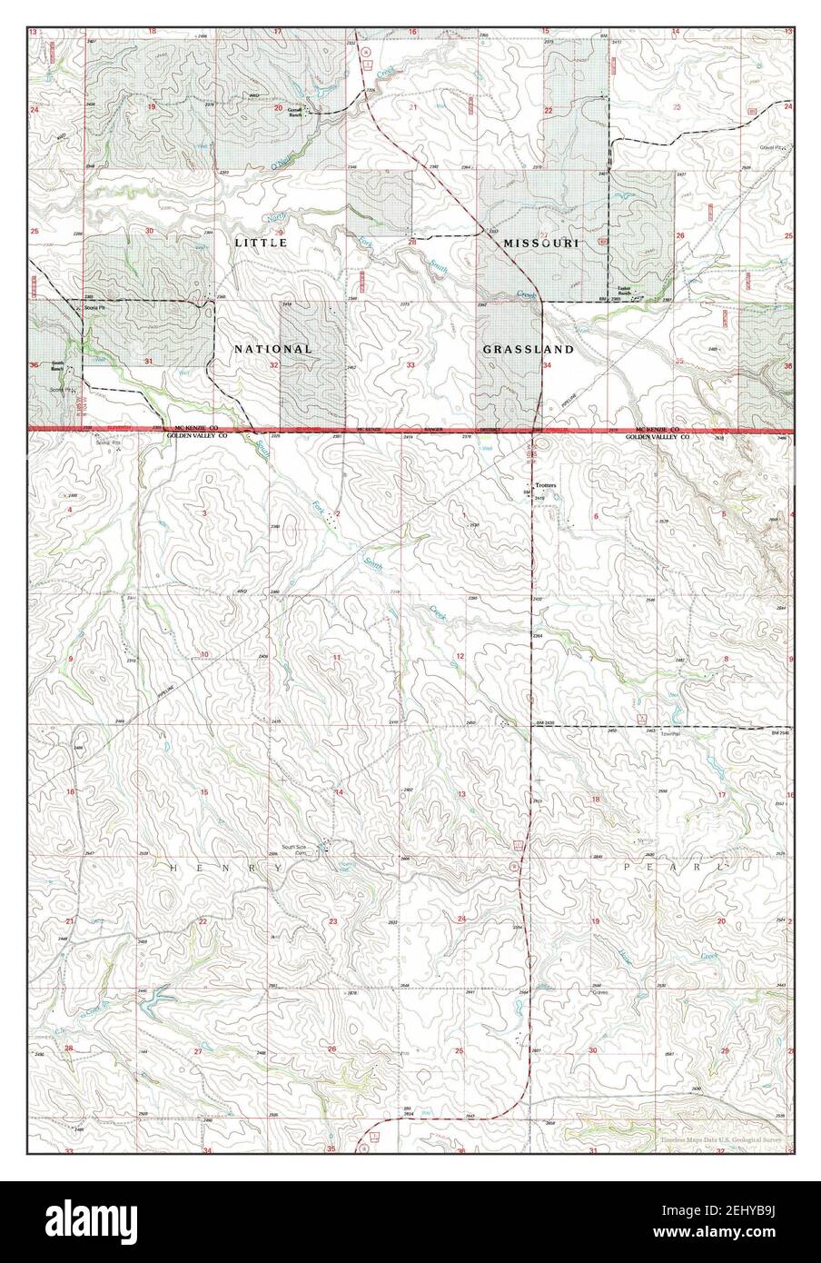 Trotters, North Dakota, map 1997, 1:24000, United States of America by ...