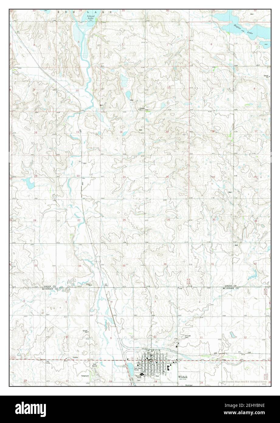 Map of wishek hi-res stock photography and images - Alamy