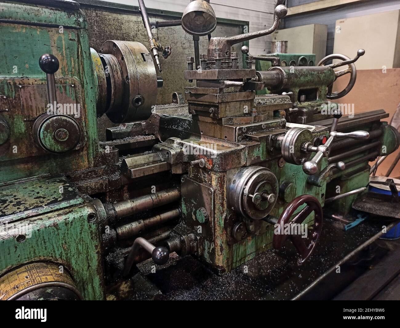 Vintage lathe hi-res stock photography and images - Alamy