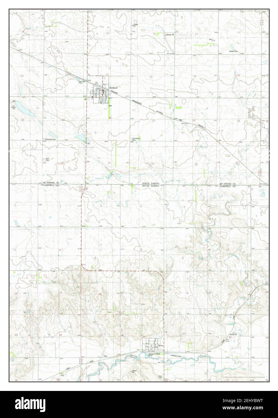 Zeeland, North Dakota, map 1978, 1:24000, United States of America by ...