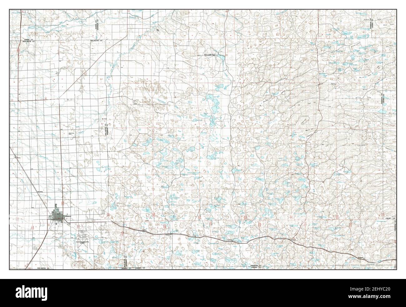 Alliance, Nebraska, map 1985, 1:100000, United States of America by ...