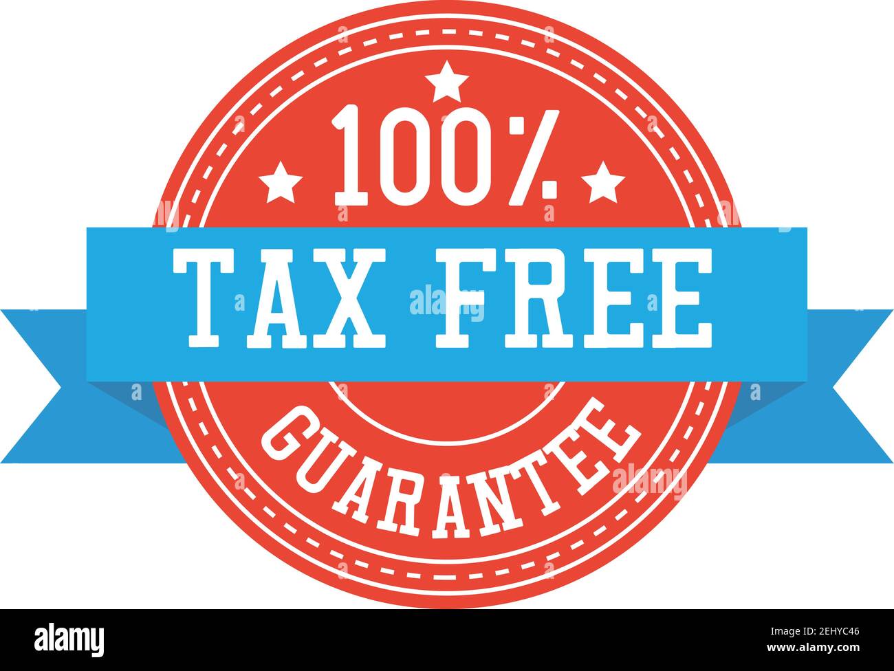 tax free sticker on the background. vector illustration Stock Vector ...