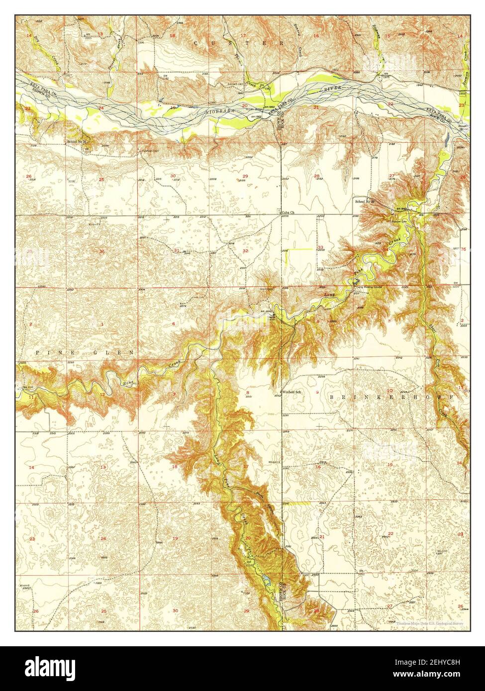 Map of bassett Cut Out Stock Images & Pictures - Alamy