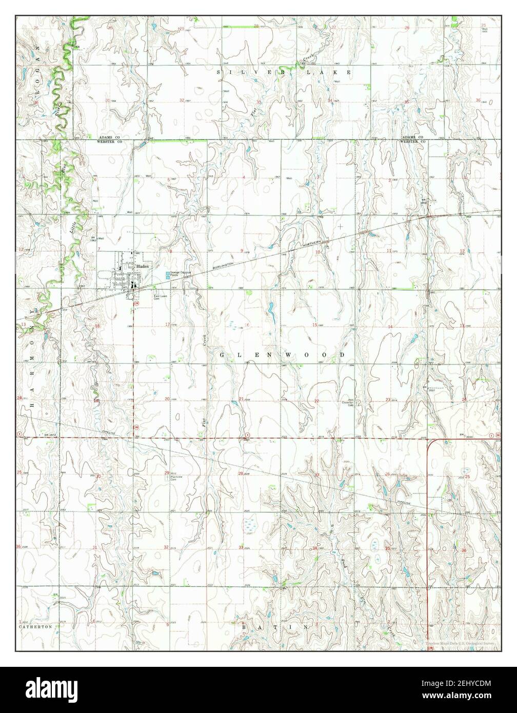 Bladen, Nebraska, map 1969, 1:24000, United States of America by ...