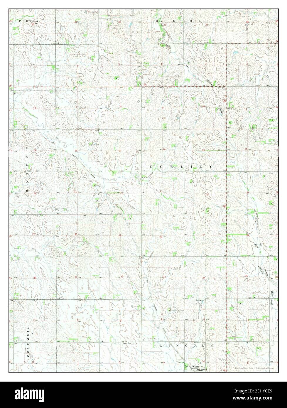 Bloomfield SE, Nebraska, map 1968, 1:24000, United States of America by ...