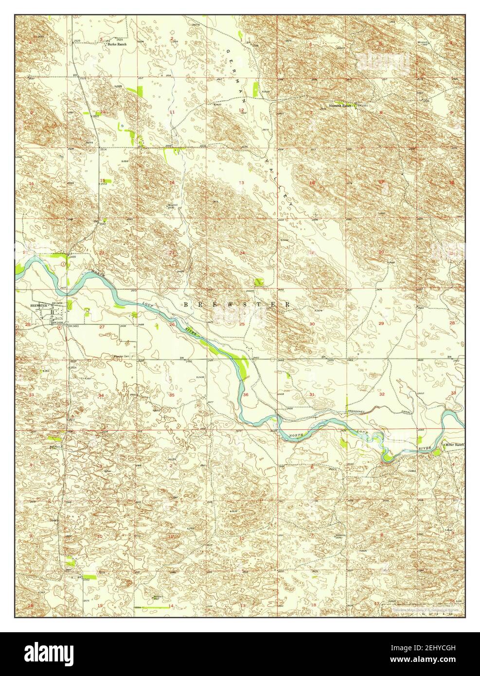 Map of brewster hi-res stock photography and images - Alamy
