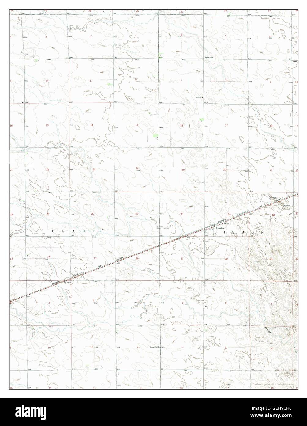 Brandon map Cut Out Stock Images & Pictures - Alamy