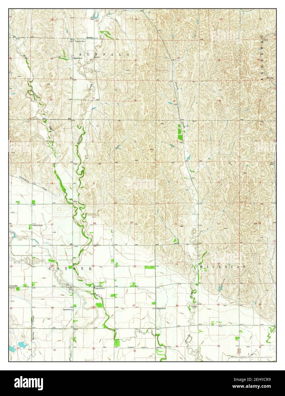 Old map of buffalo hi-res stock photography and images - Alamy