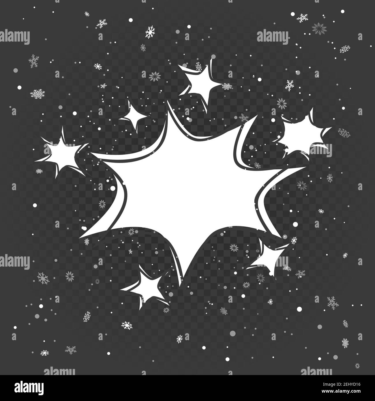 snow explosion dark background Stock Vector Image & Art - Alamy