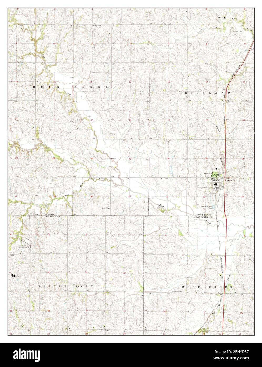 Ceresco, Nebraska, map 1969, 1:24000, United States of America by ...