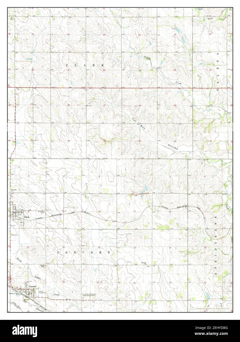 Concord, Nebraska, map 1967, 1:24000, United States of America by ...