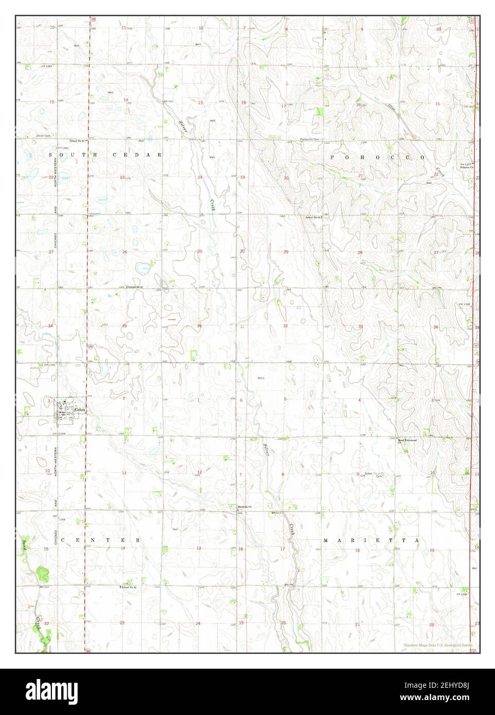 Colon, Nebraska, map 1969, 1:24000, United States of America by ...