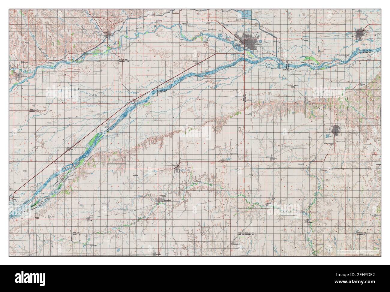 David City, Nebraska, map 1985, 1:100000, United States of America by ...