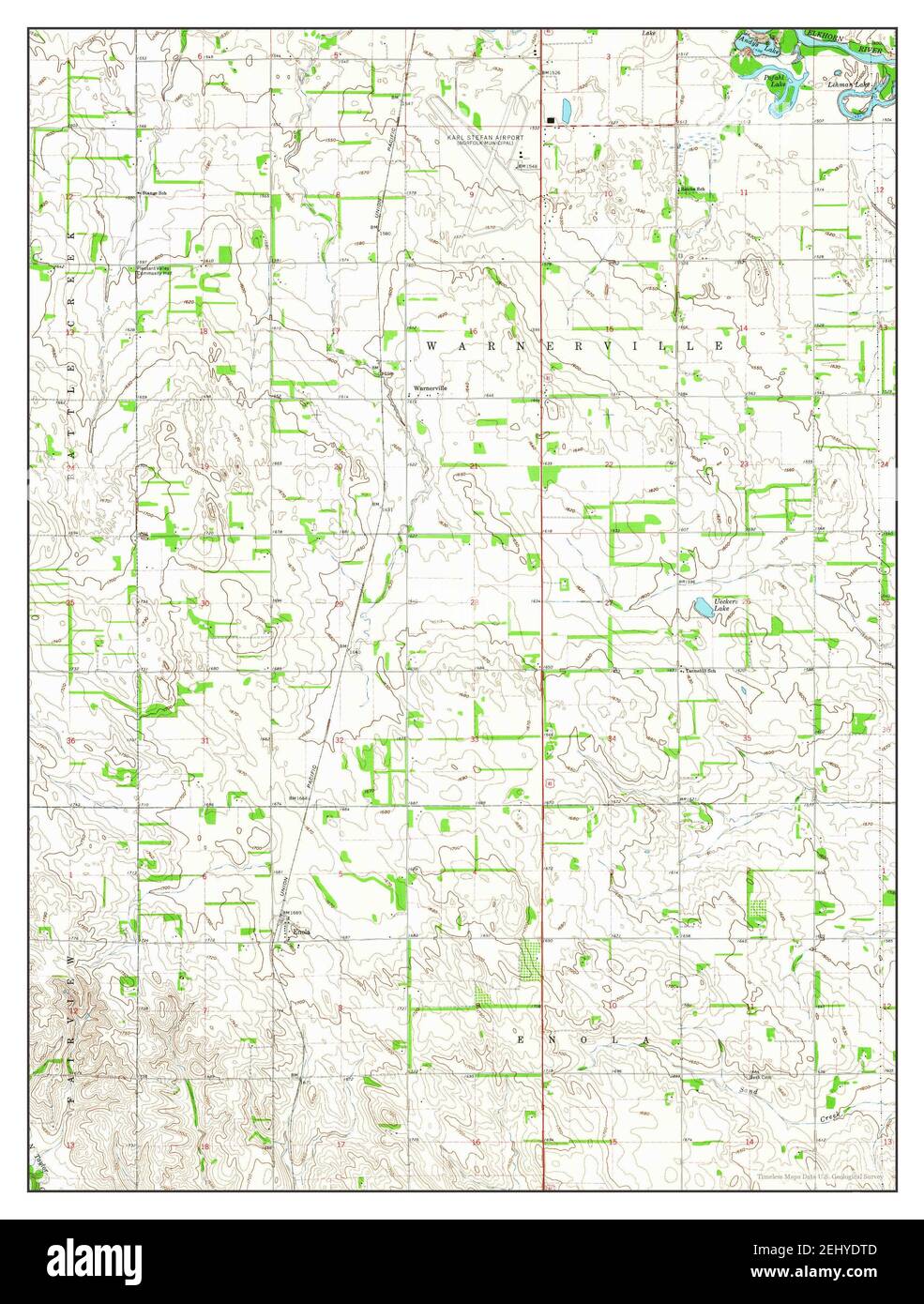 Enola, Nebraska, map 1963, 1:24000, United States of America by ...