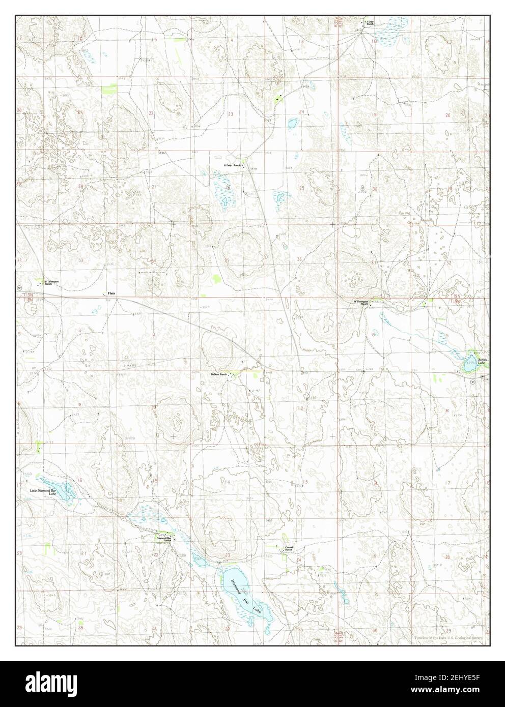 Flats, Nebraska, map 1985, 1:24000, United States of America by ...