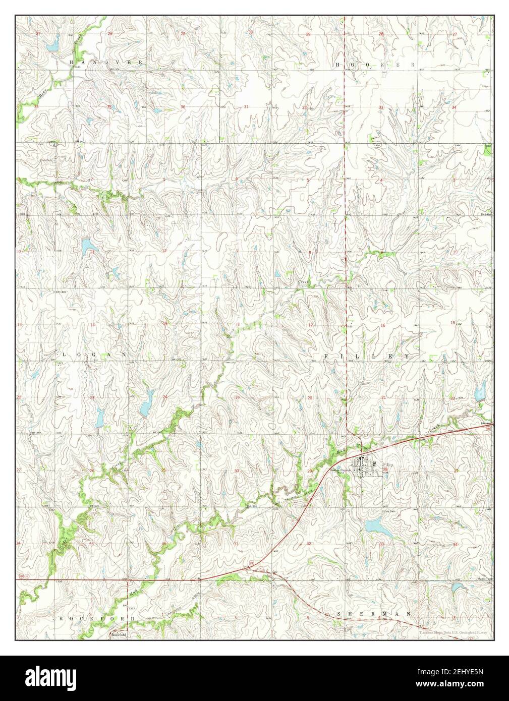 Filley, Nebraska, map 1970, 1:24000, United States of America by ...
