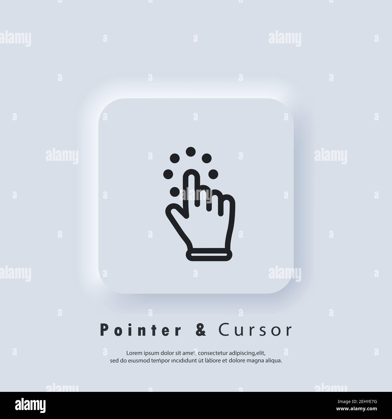 Hit finger Stock Vector Images - Alamy