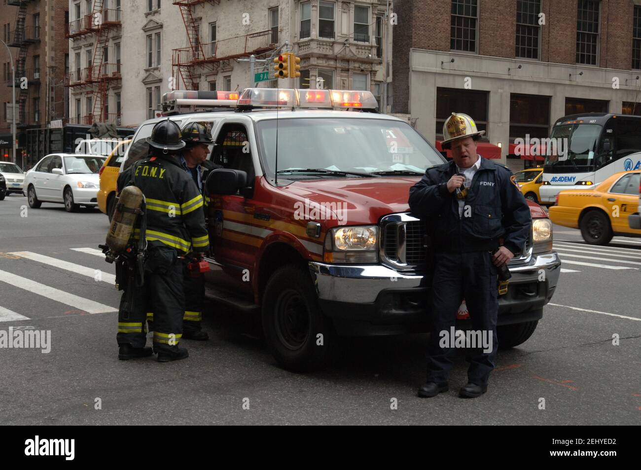 New York Firefighters Stock Photo - Alamy