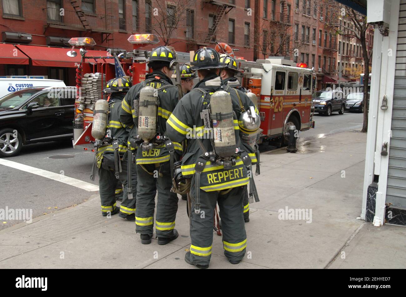 New York Firefighters Stock Photo - Alamy