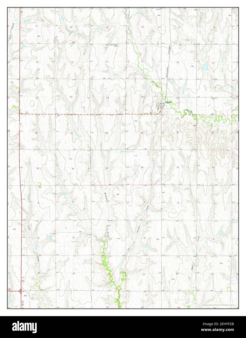 Huntley, Nebraska, map 1974, 1:24000, United States of America by ...