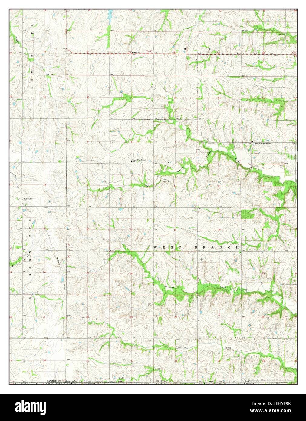 Liberty SE, Nebraska, map 1965, 1:24000, United States of America by ...