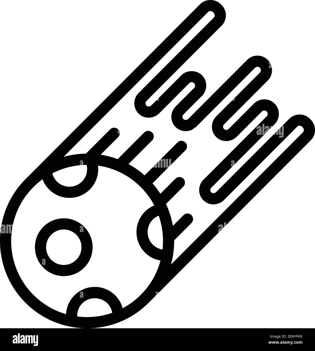 Meteor Icon Png Free Vectors | Meteor Shower Icon With Green Motif