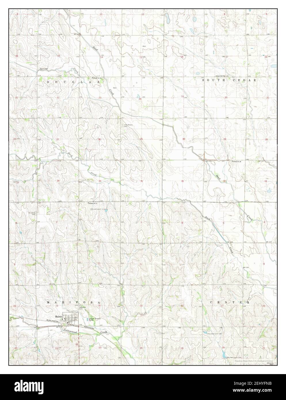 Malmo, Nebraska, map 1969, 1:24000, United States of America by ...