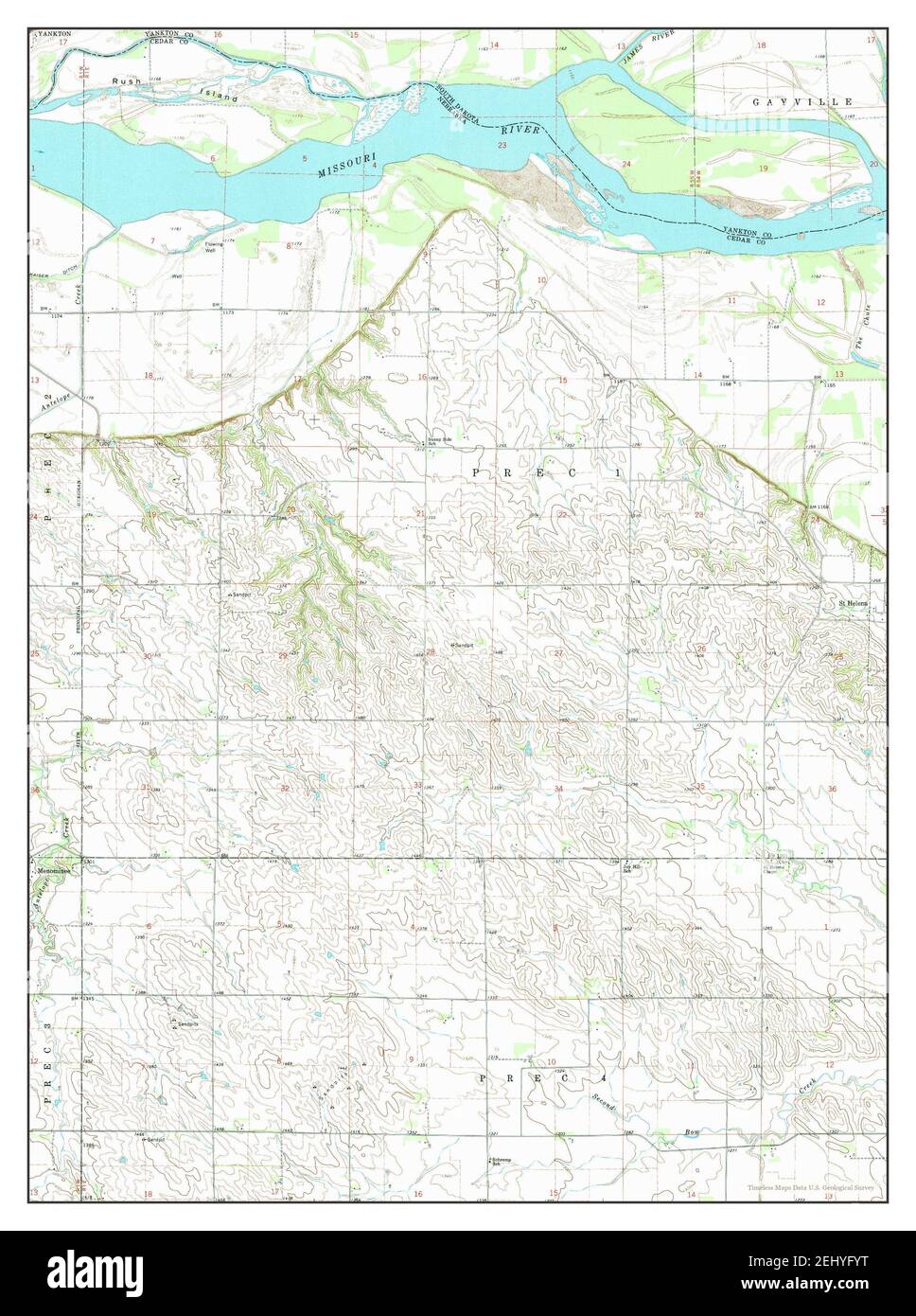 Menominee map hi-res stock photography and images - Alamy