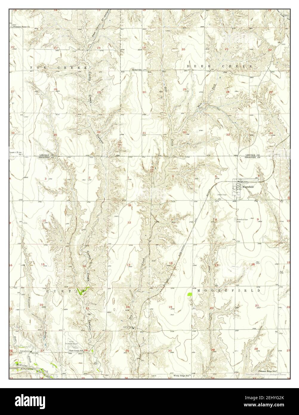 Map of moorefield hi-res stock photography and images - Alamy