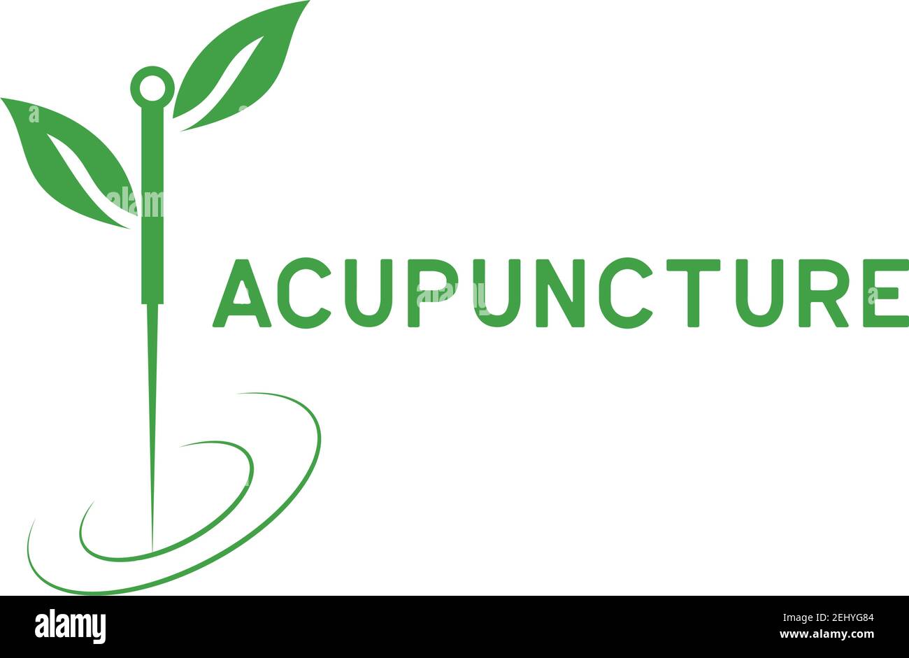 Acupuncture Therapy Logo With Text Space For Your Slogan Tagline